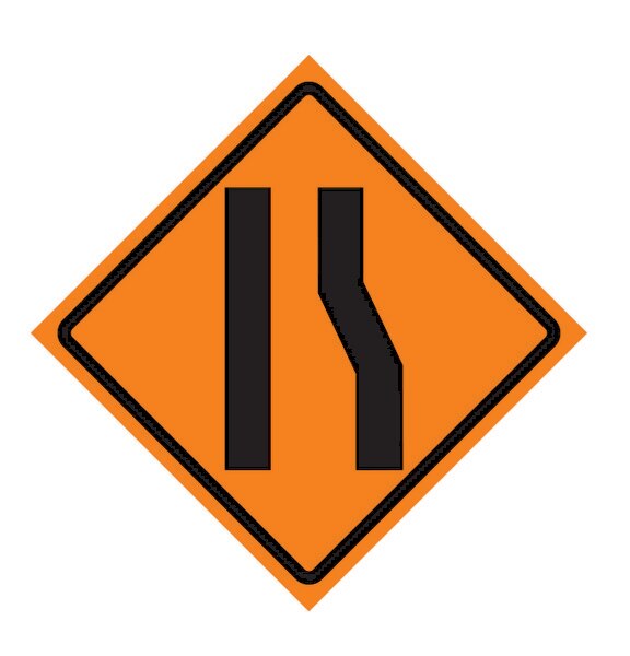 36x36 Roll-Up Traffic Sign | Lawlor Safety