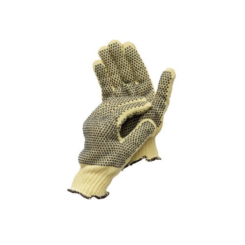 Pvc dot knit gloves store